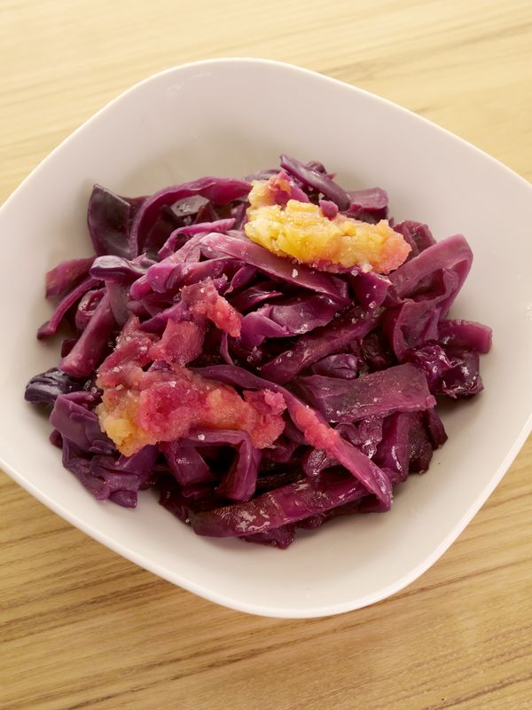 Le chou rouge aux pommes - Mon panier à croquer