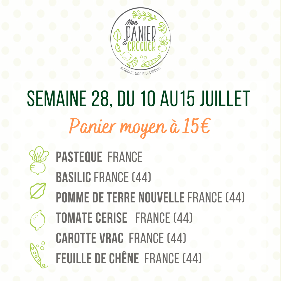 Paniers pré remplis - Mon panier à croquer